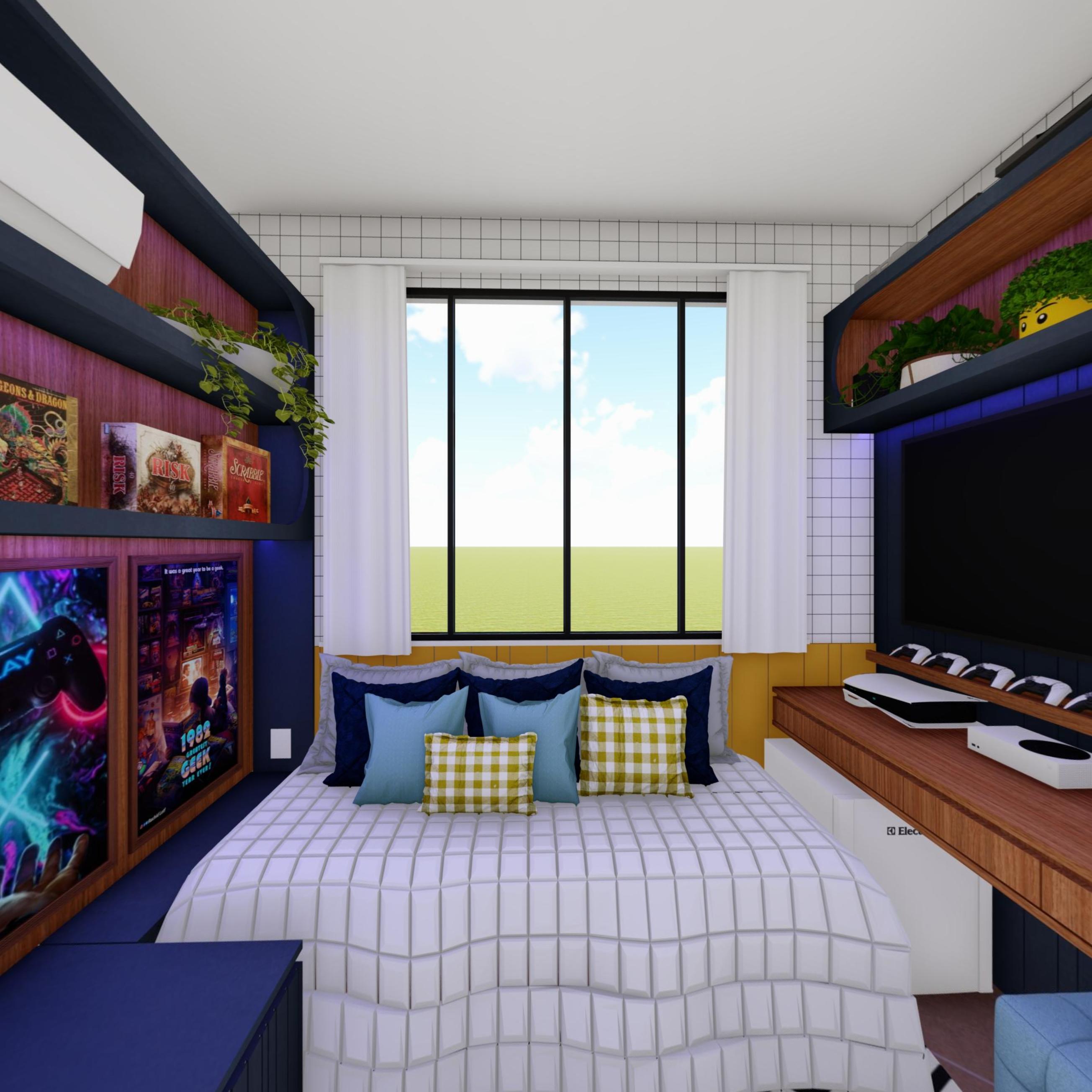 Tour virtual - Quarto Retro Gamer (Marcos Paulo)